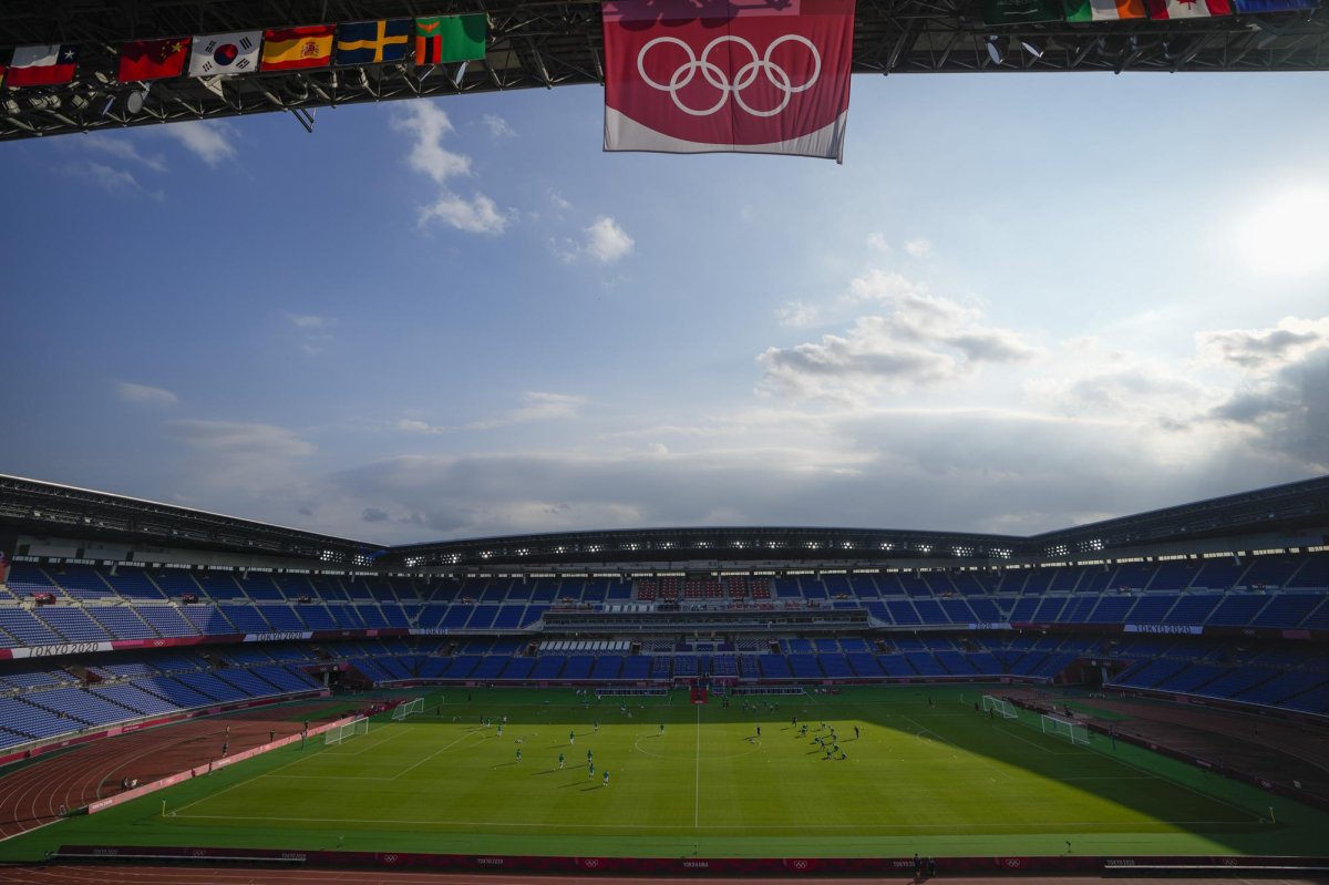IN PHOTOS: Tokyo 2020 Olympic athletes compete in fan-free stadiums ...