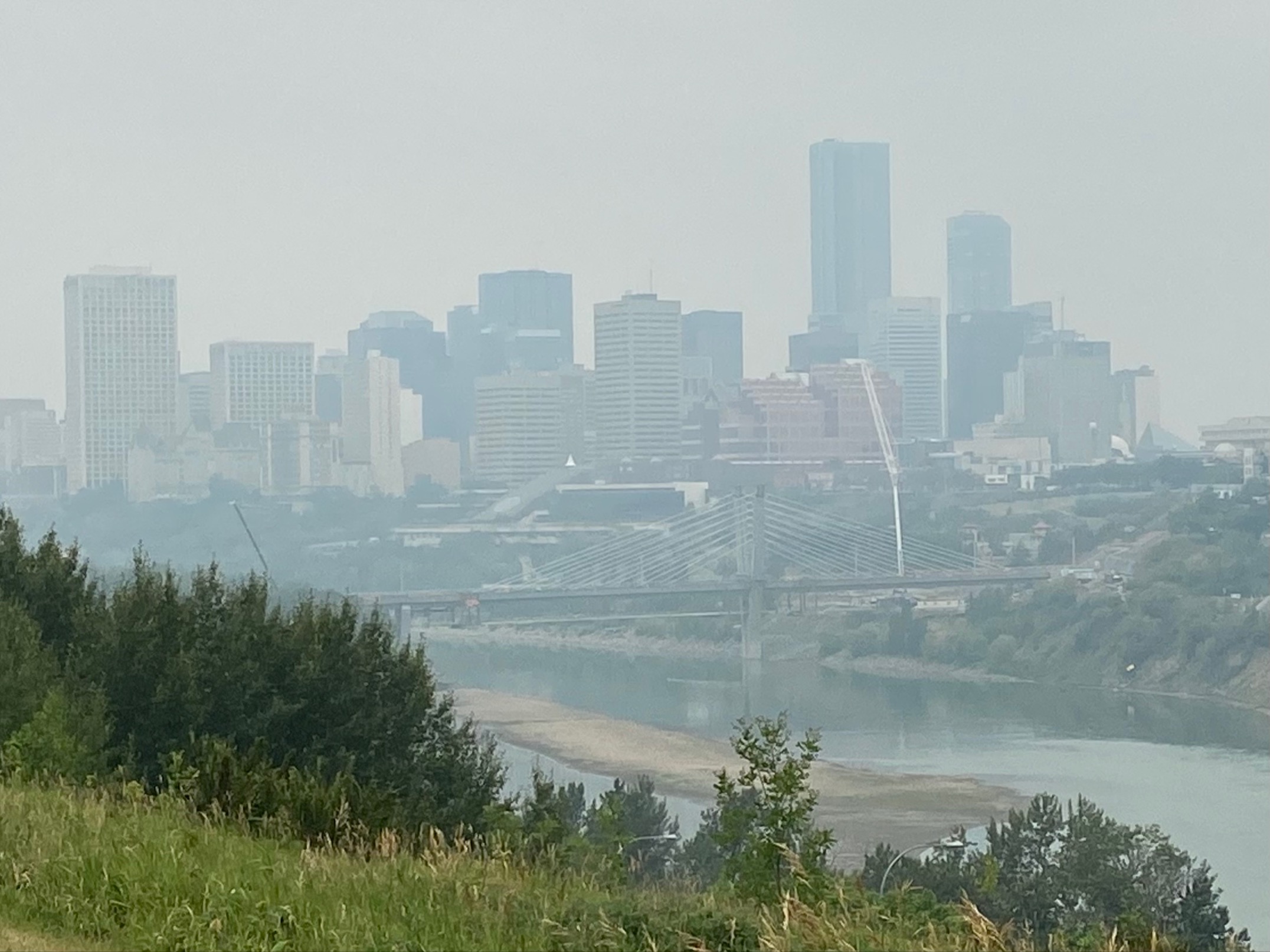 Wildfire haze eases in Edmonton as 55 hours of smoke-filled sky ...