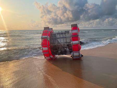 Florida man rescued from giant floating hamster ball — again - National ...
