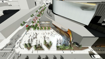 Calgary Event Centre renderings show plaza, ‘ribbon’ design - Calgary ...