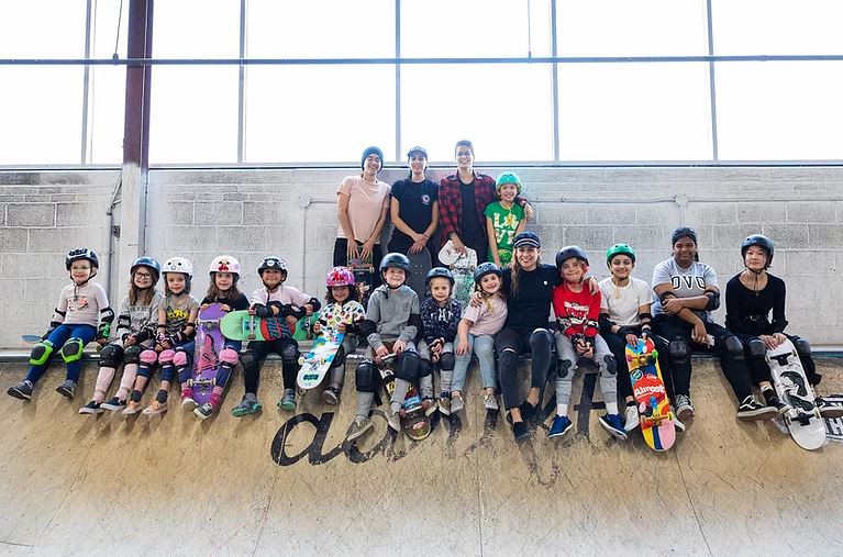 Teen Olympian skateboarders inspire next generation of skater girls in ...