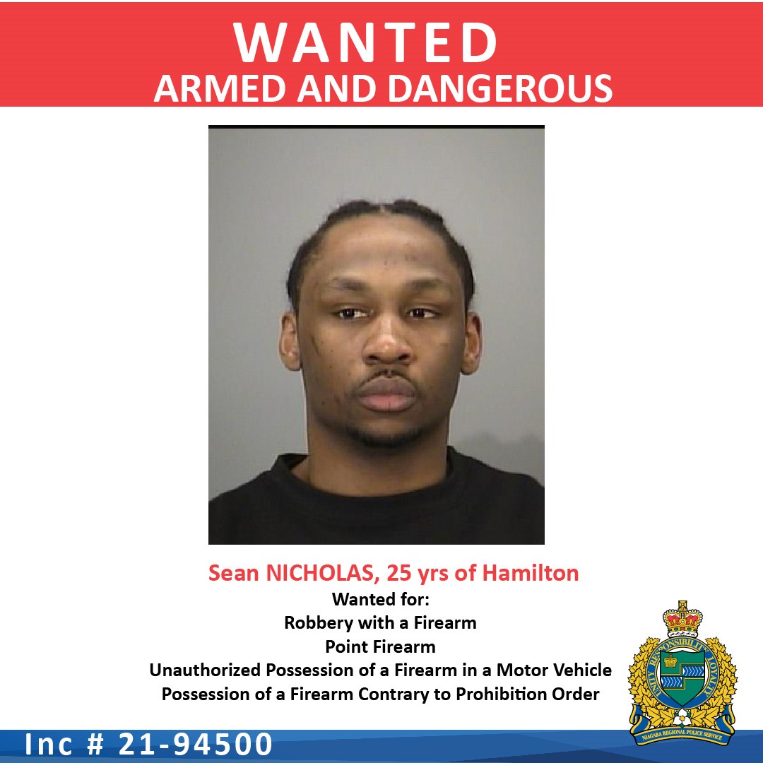 Niagara police search for Hamilton man considered armed and dangerous ...