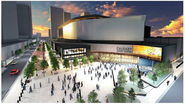 Calgary Event Centre renderings show plaza, ‘ribbon’ design - Calgary ...