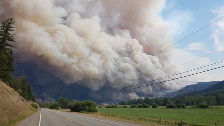White Rock Lake wildfire destroys buildings in Monte Lake | Globalnews.ca