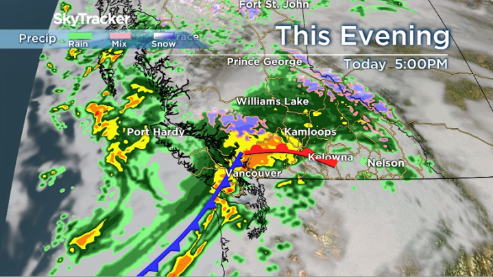 B.C.’s South Coast sees rainiest day in 32 months amid first storm of ...