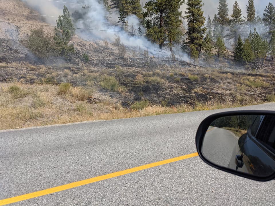 Evacuation alert issued for 50-hectare Hedges Butte wildfire in South ...