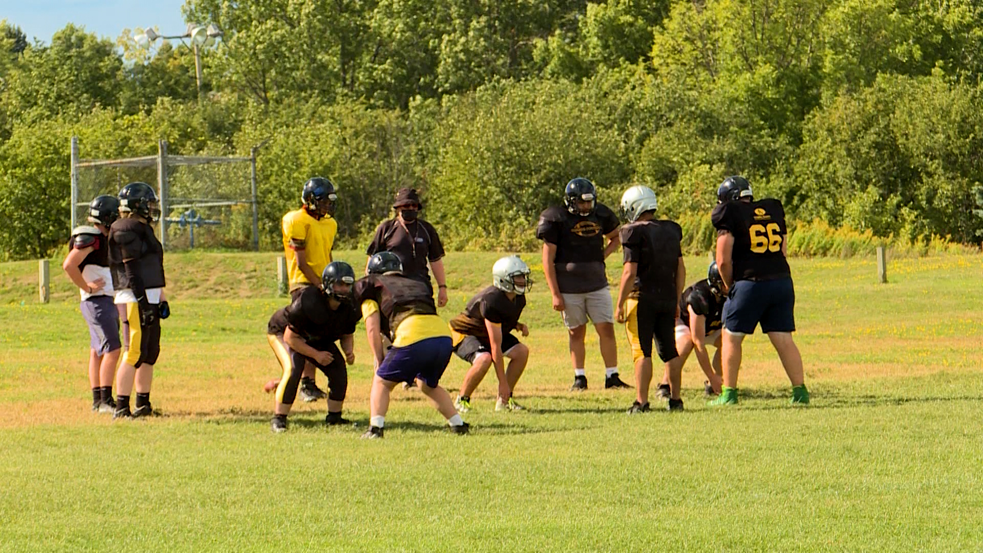 High School football players in Kingston thrilled to be back playing ...