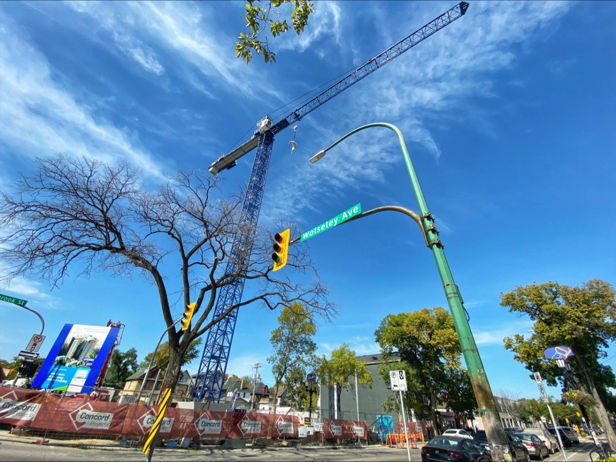 Crane climber in custody after causing chaos, cops say - Winnipeg ...
