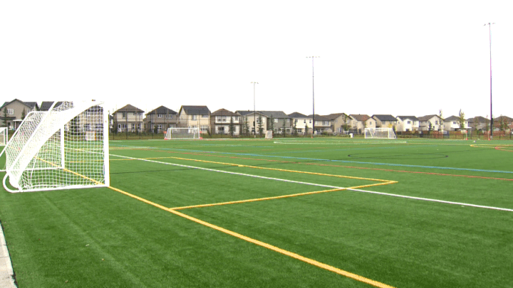 New artifical turf field opens in northeast Calgary - Calgary ...