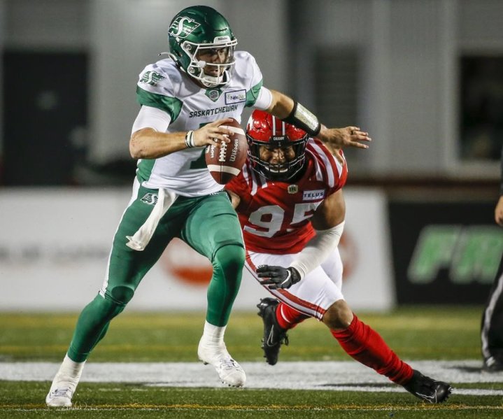 Saskatchewan Roughriders avoid season sweep with 20-17 win over Calgary ...