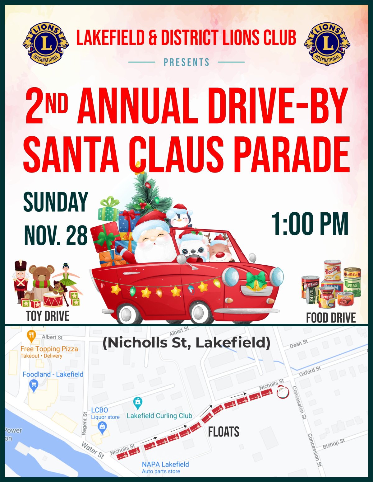 Drive-By Santa Claus Parade - GlobalNews Events