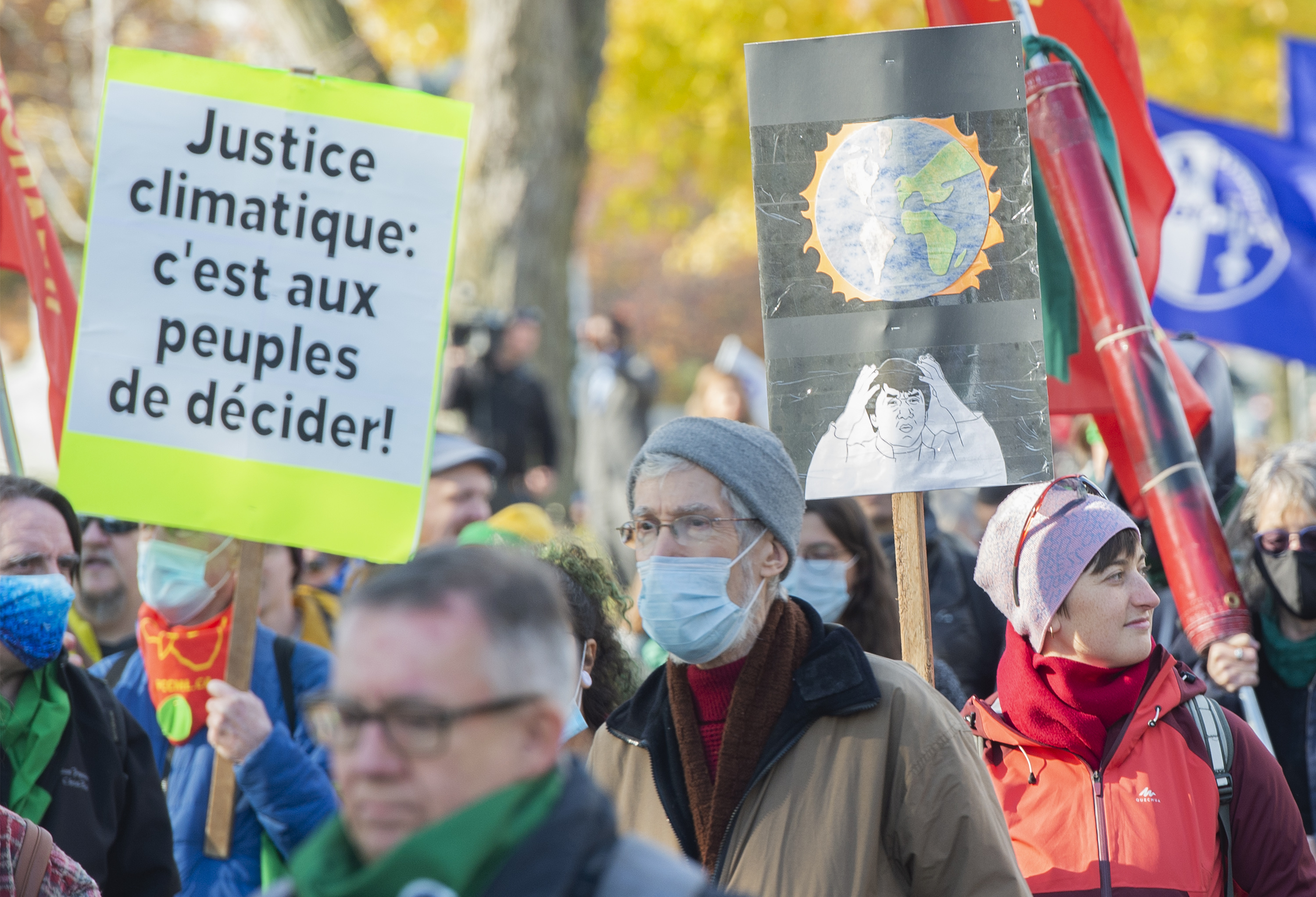 Montreal demonstrators call for ecological transition built on workers ...
