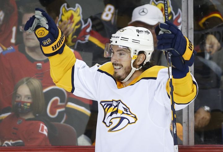 Duchene scores OT winner as Flames lose 3-2 to Predators - Calgary ...