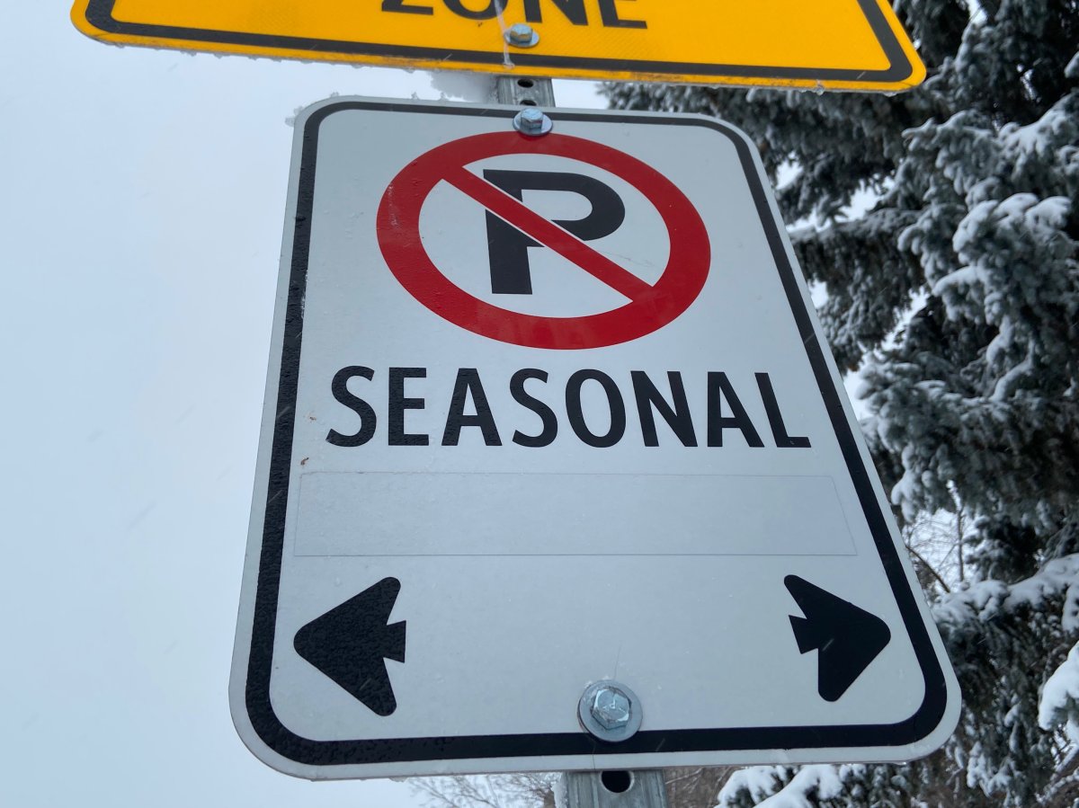 Parking ban on major Edmonton roads ends Friday morning - Edmonton ...