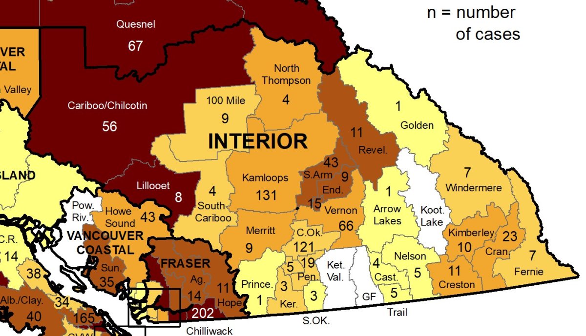 COVID-19 cases continue to fall in Central Okanagan as vaccination ...