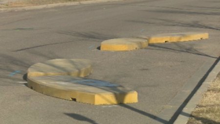 Regina installs crosswalk, calming curbs on Harbour Landing street ...