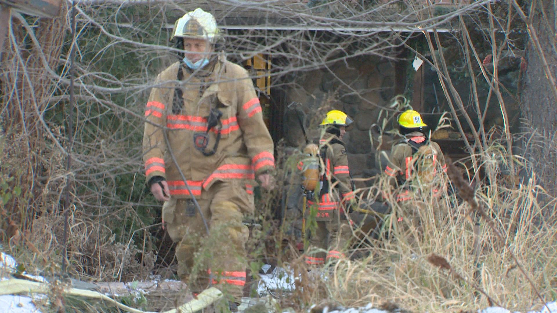 Roads closed after small residential fire along Lakeshore Drive in Baie ...