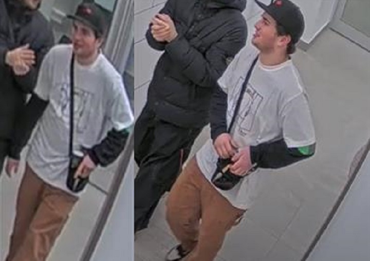 Police seek graffiti suspect caught on camera tagging Victoria ...