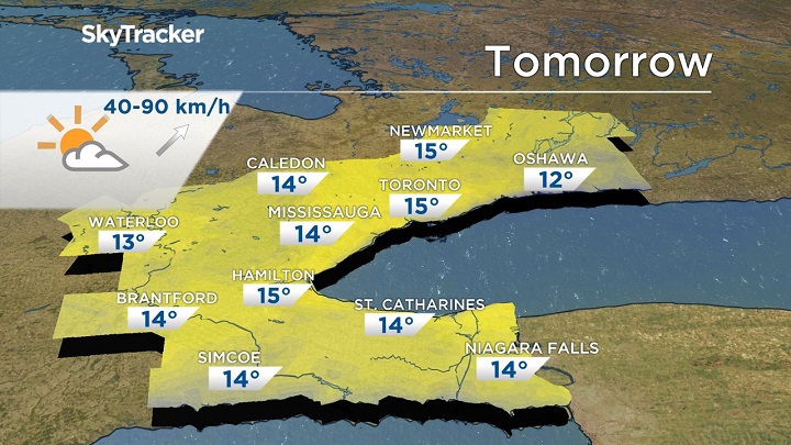 Strong winds for Greater Toronto Area on Thursday, special weather ...