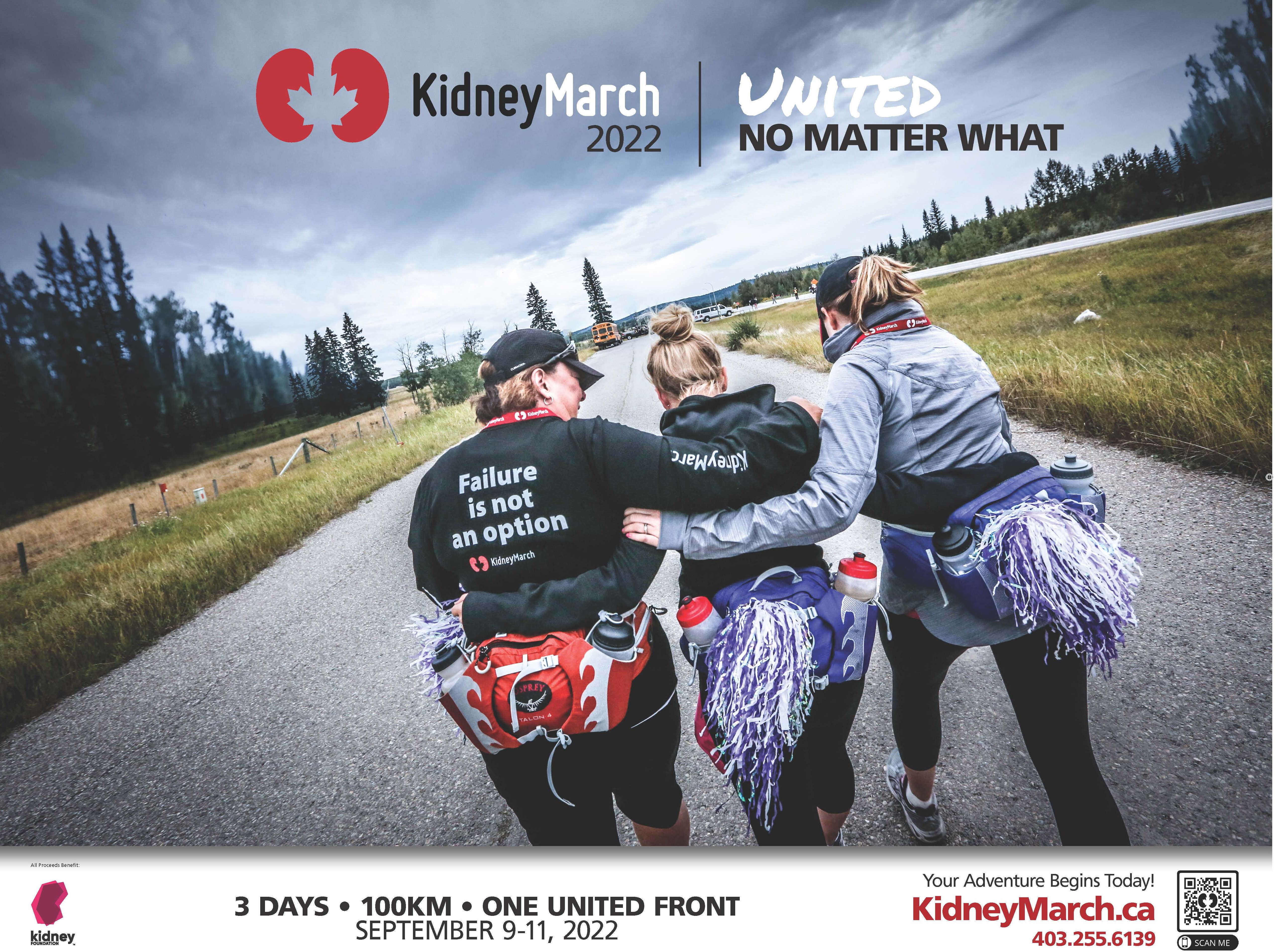 Kidney March 2022, supported by Global Calgary & 770 CHQR - GlobalNews ...