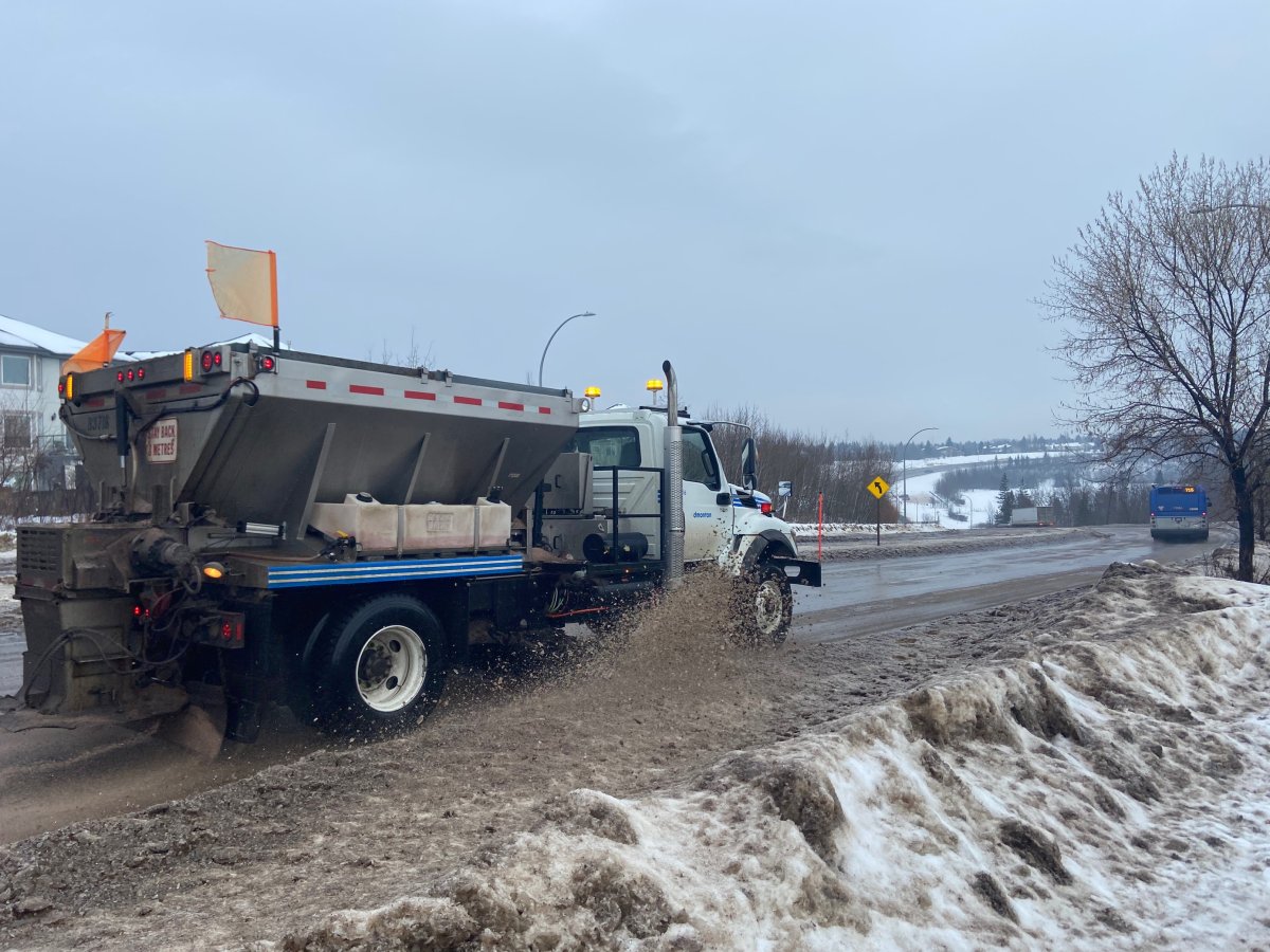 Freezing rain, snow, slippery road conditions in Edmonton area as ...
