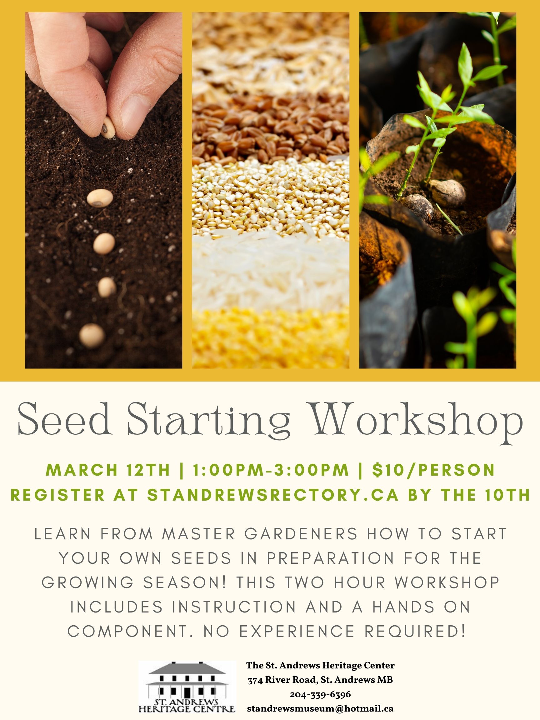 Seed Starting Workshop - GlobalNews Events