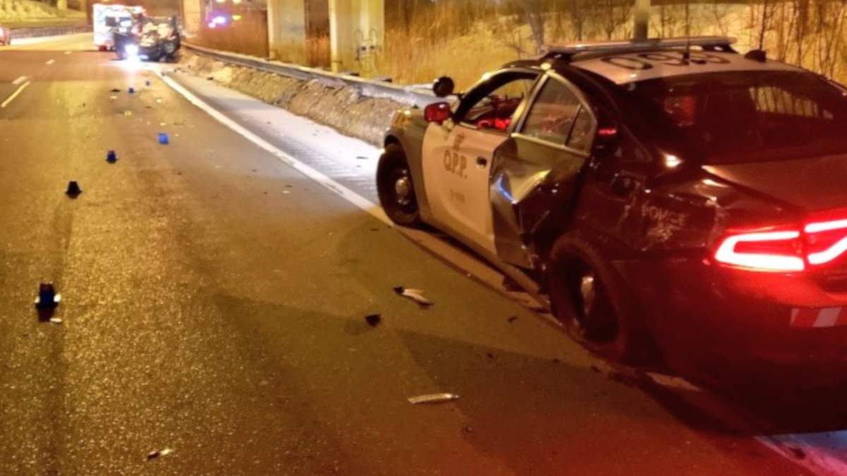 OPP officer taken to hospital after struck by car in Hamilton ...