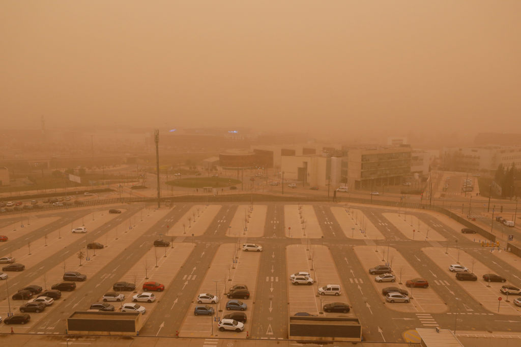IN PHOTOS: Saharan dust storm blankets the skies over Europe - National ...
