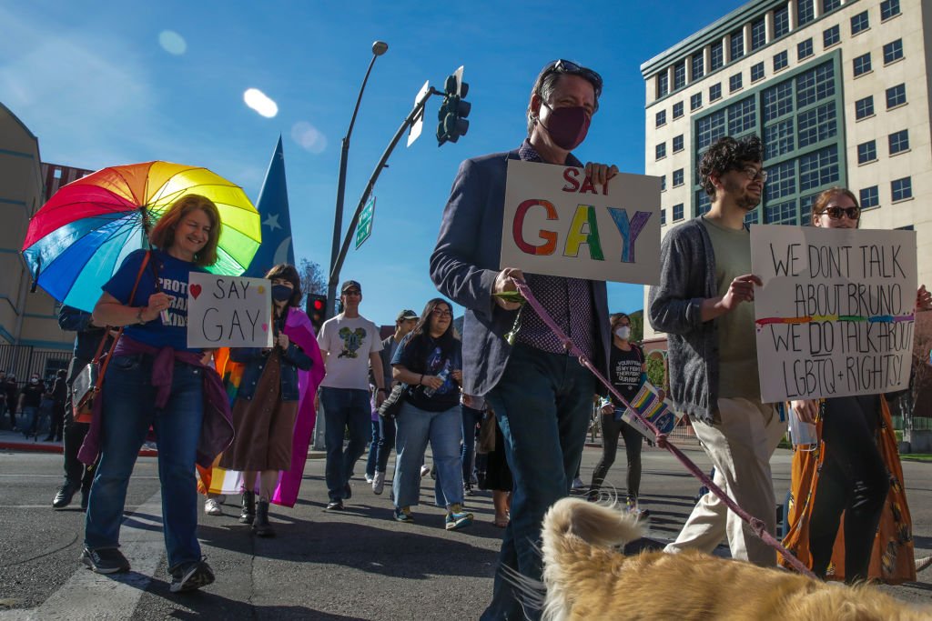 Disney workers walk out to protest company’s ‘Don’t Say Gay’ bill ...