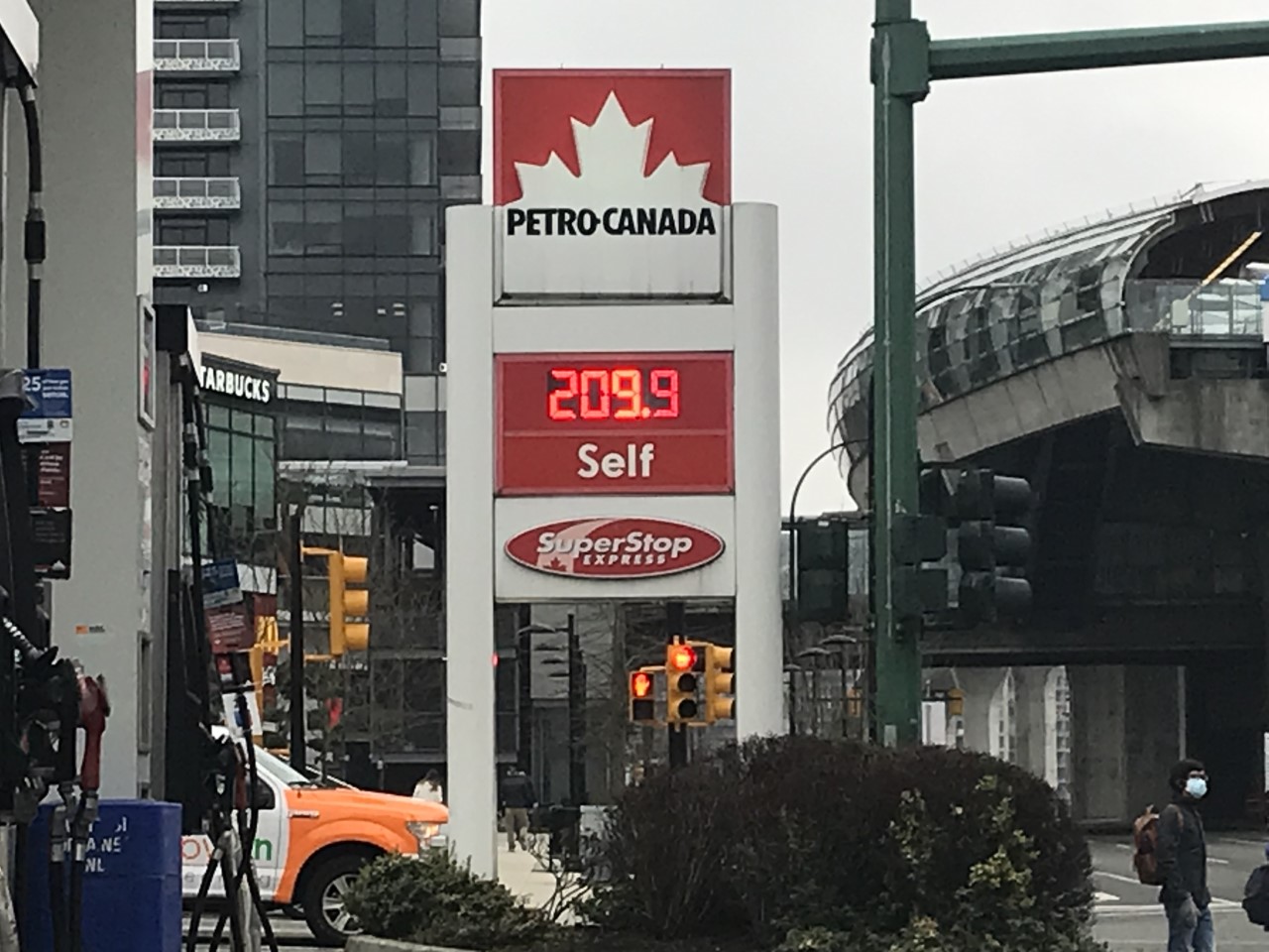 B.C. gas prices keep rising, adding more pressure on struggling travel ...