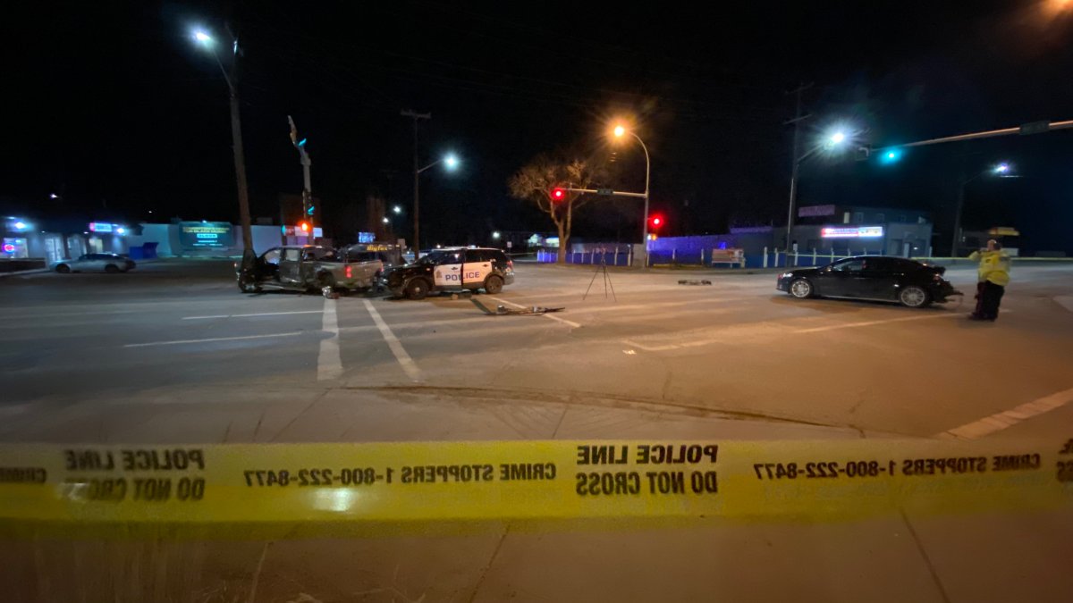 Brazen Edmonton police chase ends with one arrest, multiple vehicles ...