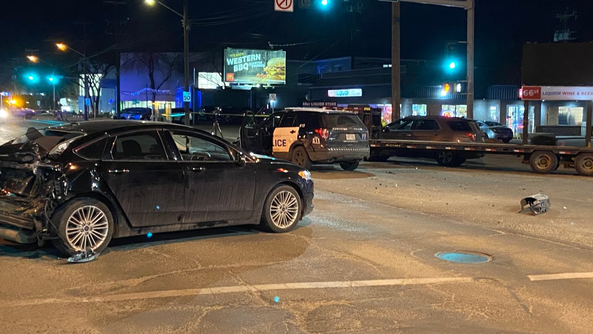 Brazen Edmonton police chase ends with one arrest, multiple vehicles ...
