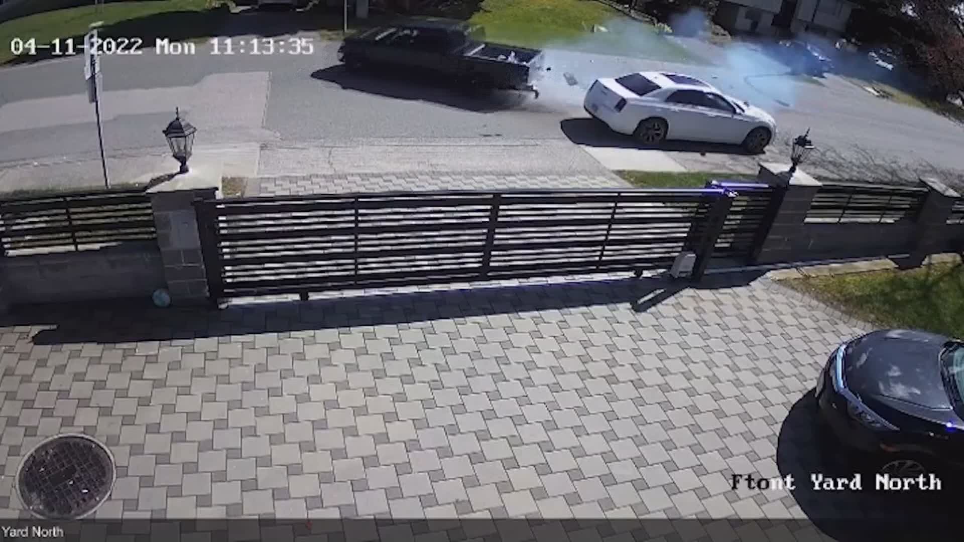 Video released in Delta hit-and-run shows truck smashing into parked ...