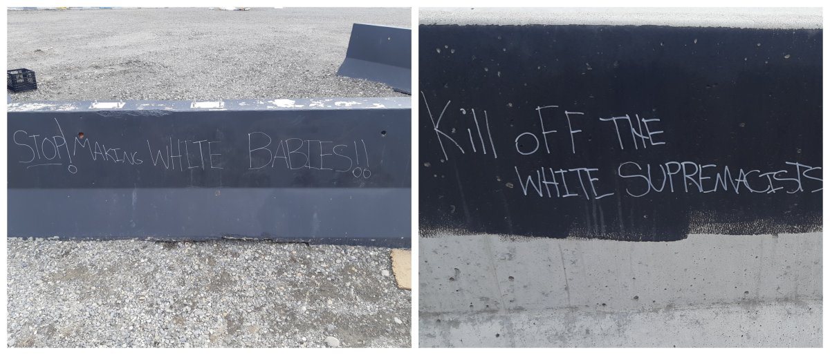 Calgary police investigate ‘racially motivated’ graffiti - Calgary ...