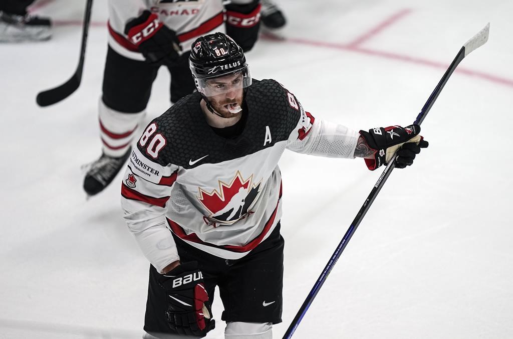 Jets’ Dubois strikes twice again, Canada remains perfect at worlds with ...