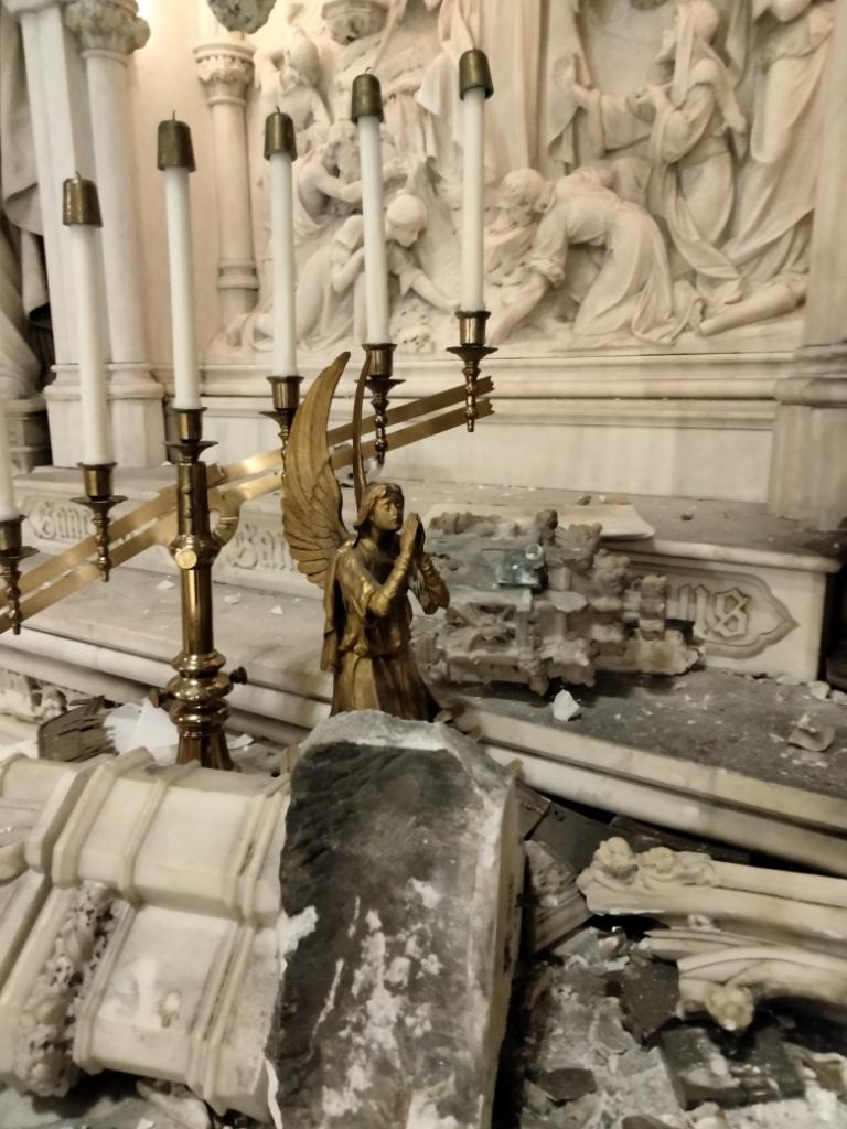 Tabernacle worth $2M stolen, angel statues beheaded in New York ...