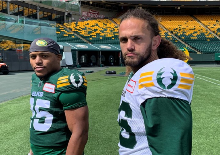 Edmonton Elks unveil new home and away uniforms - Edmonton | Globalnews.ca