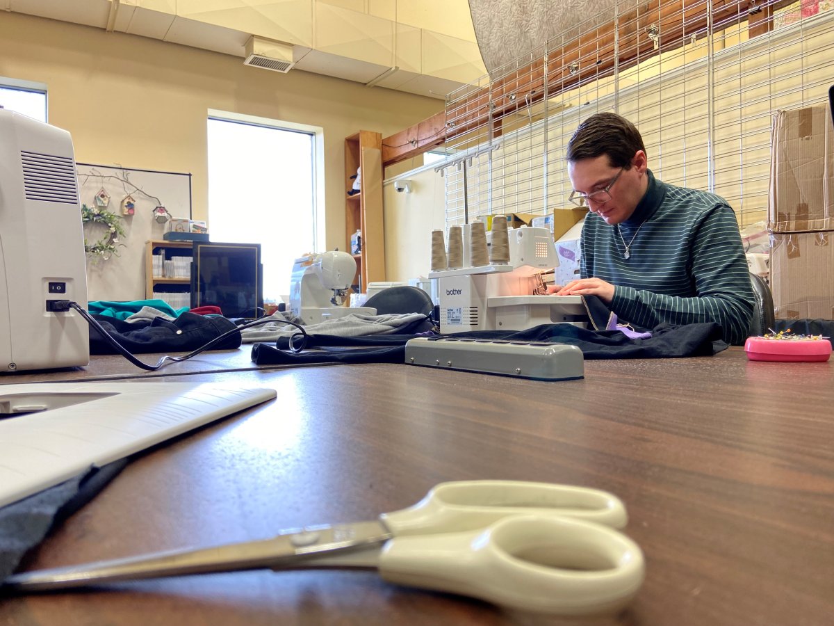Sewing workshop helps LGBTQ students tailor gender-affirming clothes ...