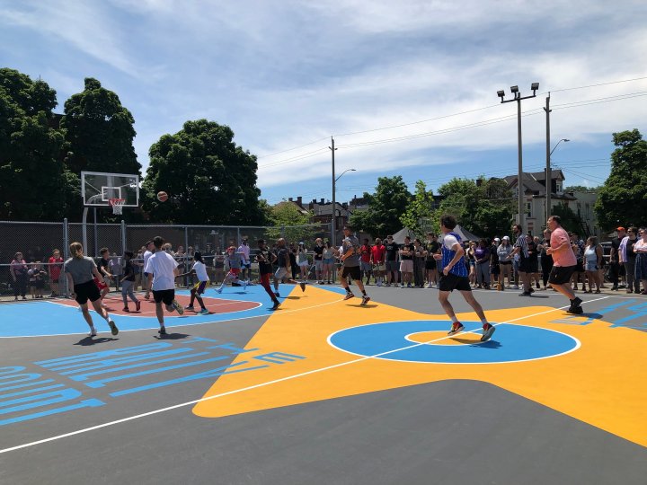 Arkells celebrate with Hamilton community at opening of new Woodlands ...