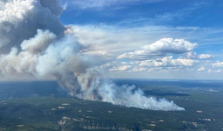 500 hectare wildfire burning near Fort St. John in B.C. | Globalnews.ca