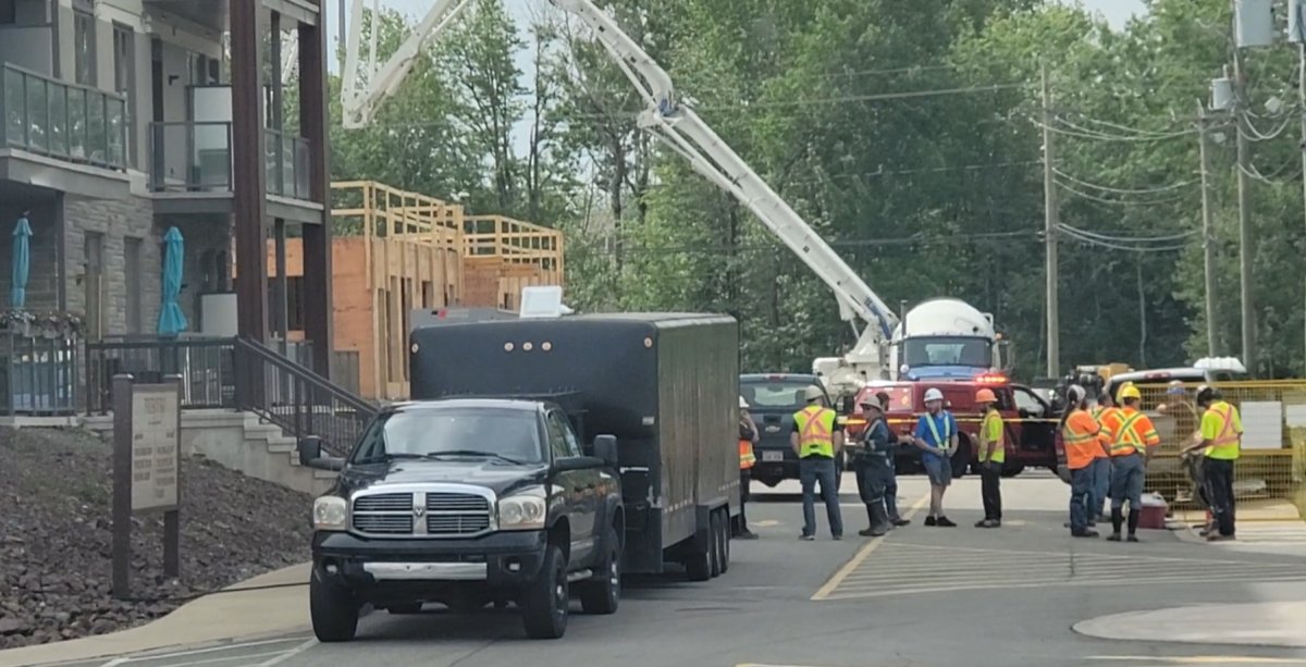 Several workers injured after floor in building under construction ...