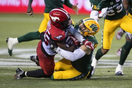 Logan scores 2 touchdowns as Stampeders win 49-6 over Elks | Globalnews.ca