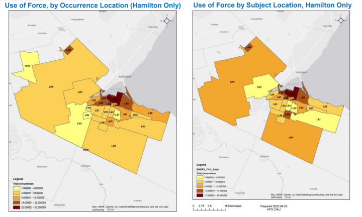 Use-of-force incidents involving Hamilton police decreased in 2021 ...