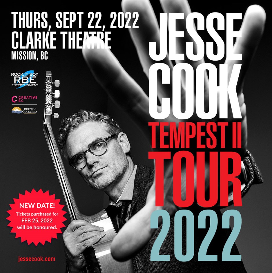 JESSE COOK TEMPEST II TOUR - GlobalNews Events