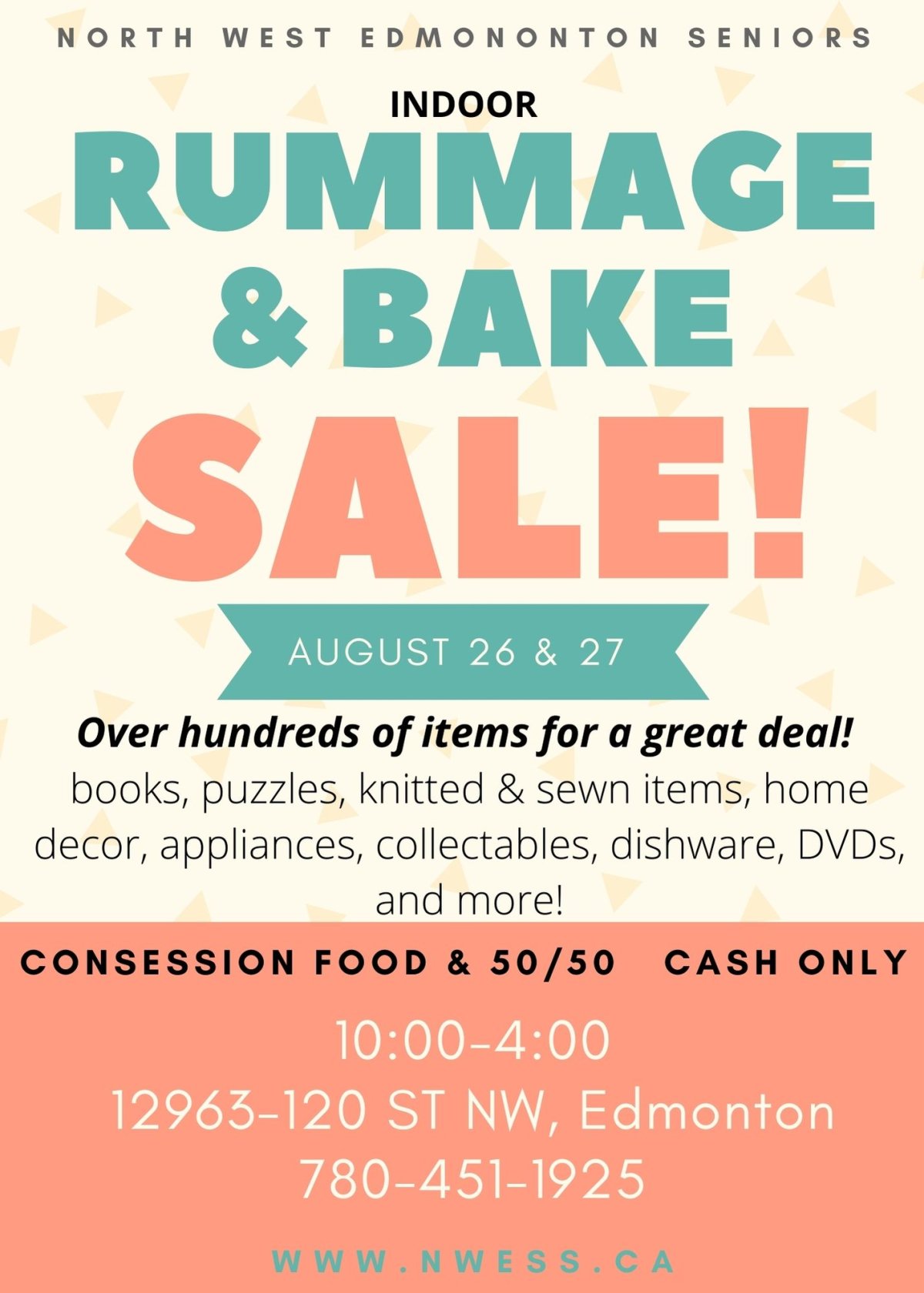 Indoor Rummage & Bake Sale - GlobalNews Events