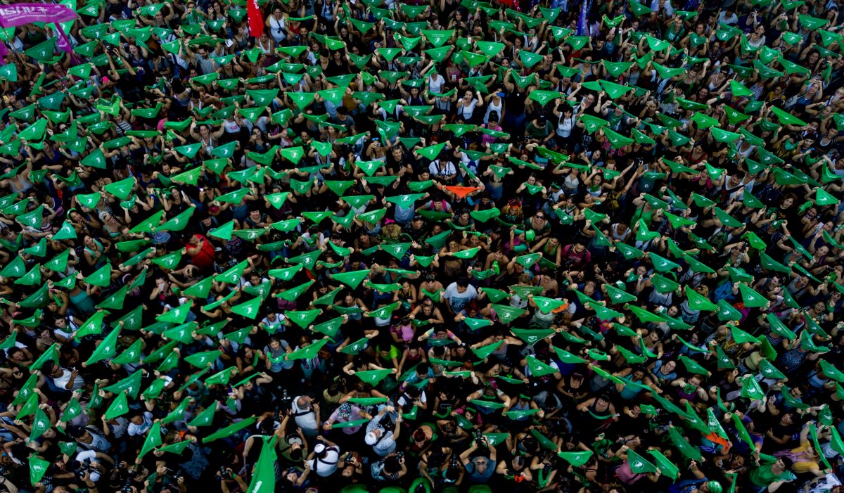IN PHOTOS: Here’s how green became the colour of abortion rights ...