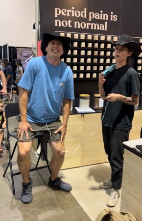 Period pain simulator at Stampede generates viral videos, laughs and an ...