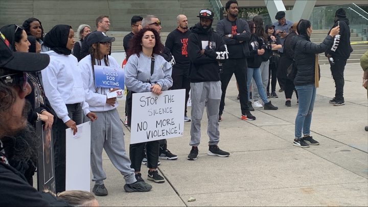 Protesters march to Toronto city hall in call for action against gun ...