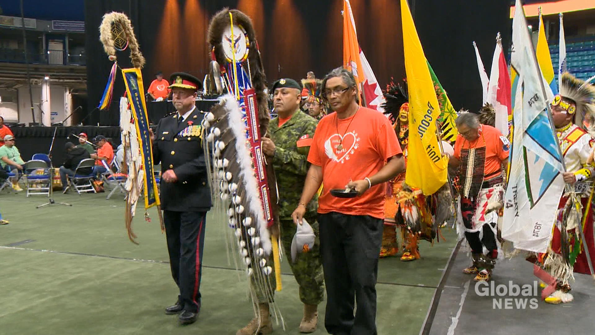 Powwow takes place at SaskTel Centre for National Day for Truth and ...