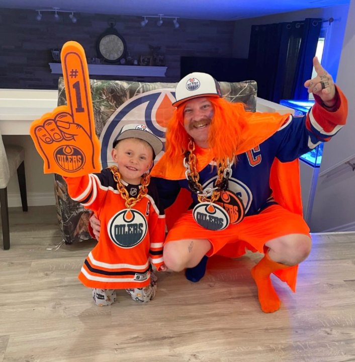 5-year-old Edmonton Oilers fan’s Halloween costume goes viral ...